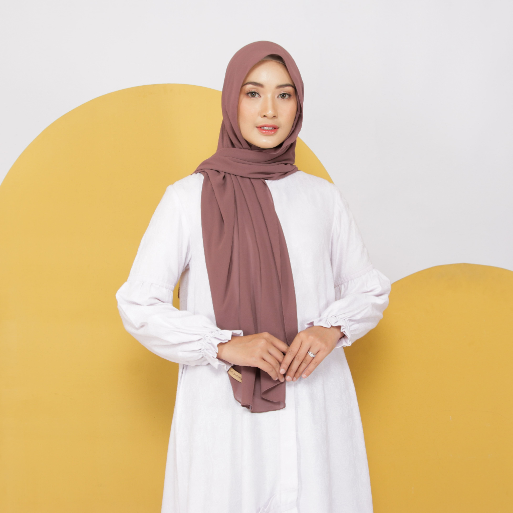 Jual HELAIRINDU - Hijab Pashmina Instan Inner Oval 80 x 180cm | Pasmina Ceruty Baby Doll Instan ...