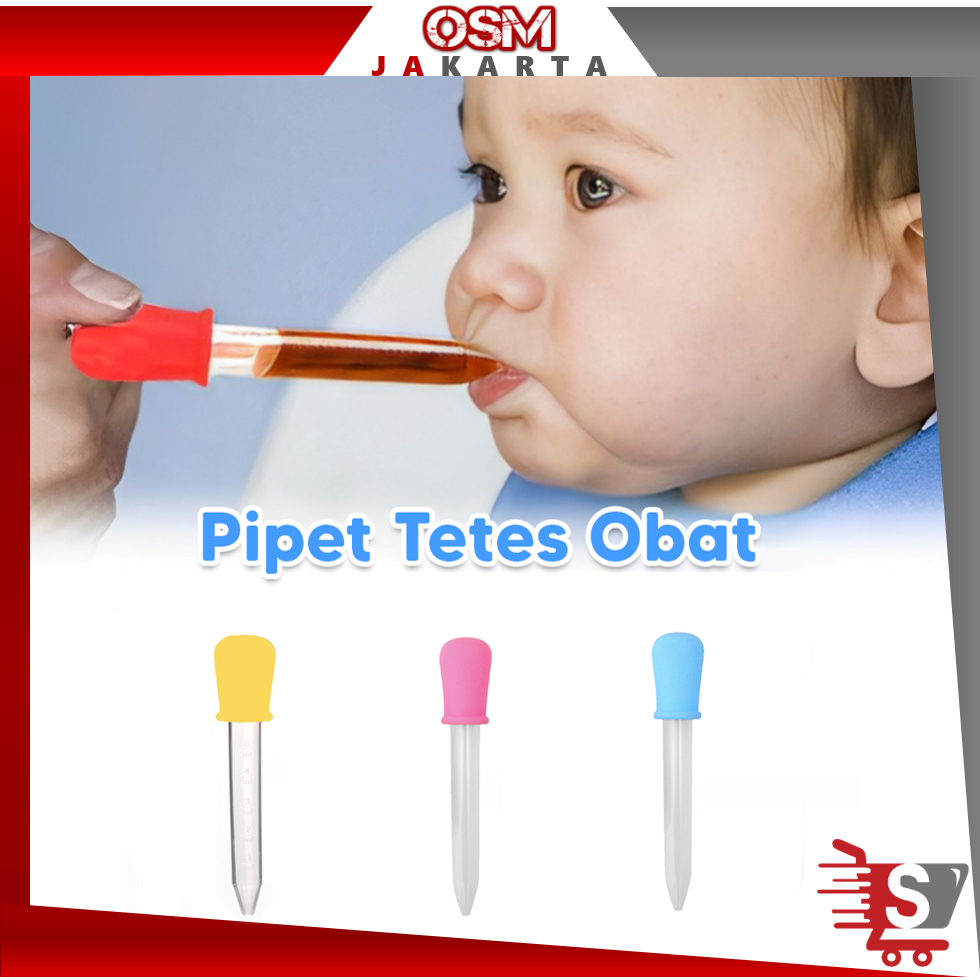 Jual OSM JKT 6071 Pipet Tetes Obat Bayi 5 Ml / Feeder Dropper Ukuran 5 ...