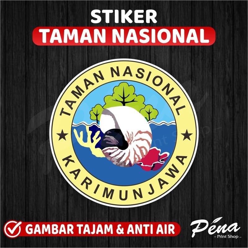Jual Sticker Stiker Taman Nasional / Stiker Gunung Alam Indonesia ...