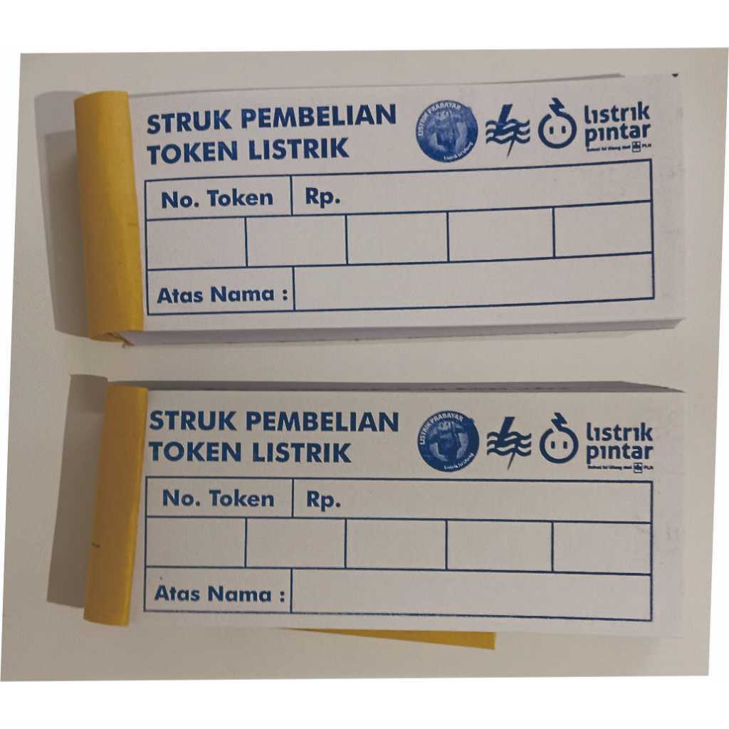 Jual Nota Token LIstrik/ Struk Pembelian Token Listrik | Shopee Indonesia
