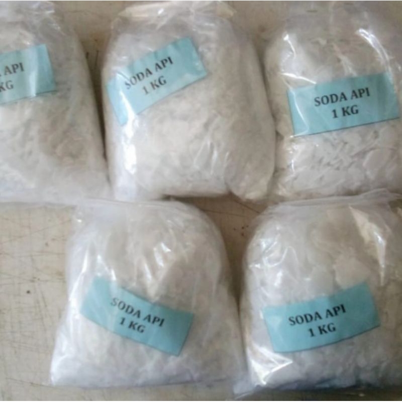 Jual SODA API/CAUSTIC SODA/NaOH (1kg/pack) | Shopee Indonesia