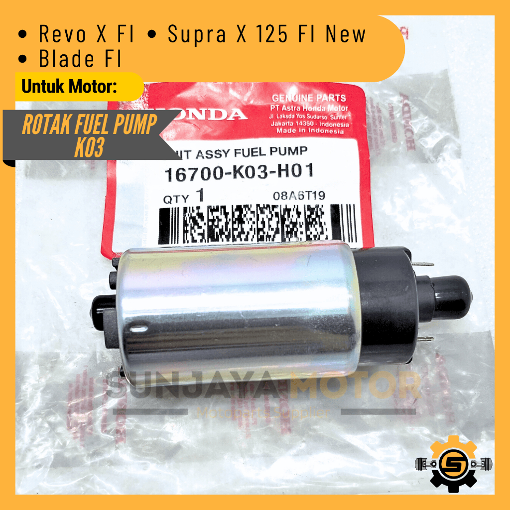 Jual Rotak Fuel Pump K03 Rotak Dinamo Pompa Bensin Kualitas Original ...