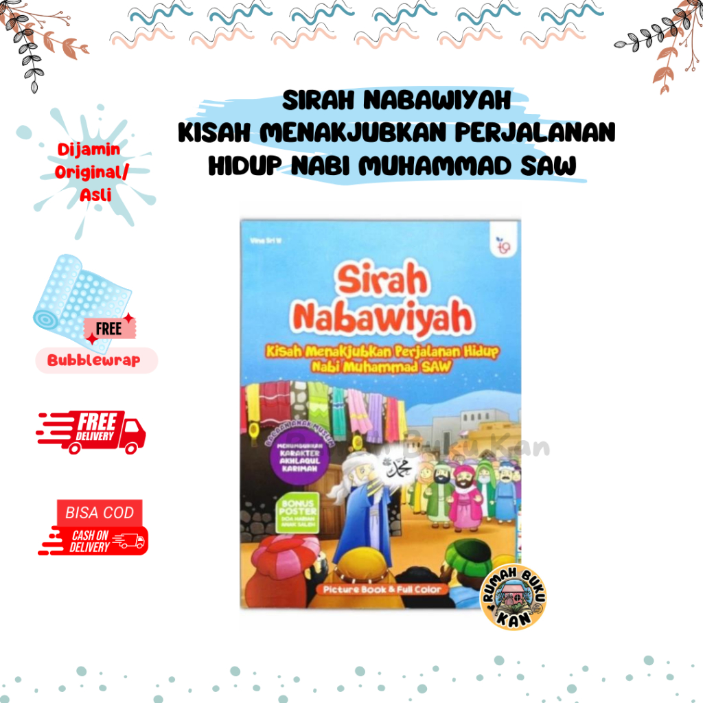Jual BUKU SIRAH NABAWIYAH KISAH MENAKJUBKAN PERJALANAN HIDUP NABI ...