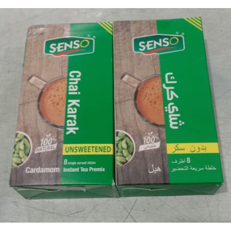 Jual Teh Chai Karak Cardamom Unsweetened / Instant Tea Premix Senso 8 ...