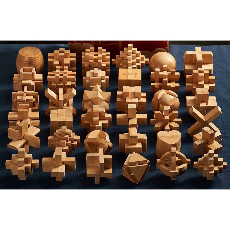 Jual Wooden Puzzle ( Puzzle Kayu ) 3D Mainan Edukasi Asah Otak IQ ...