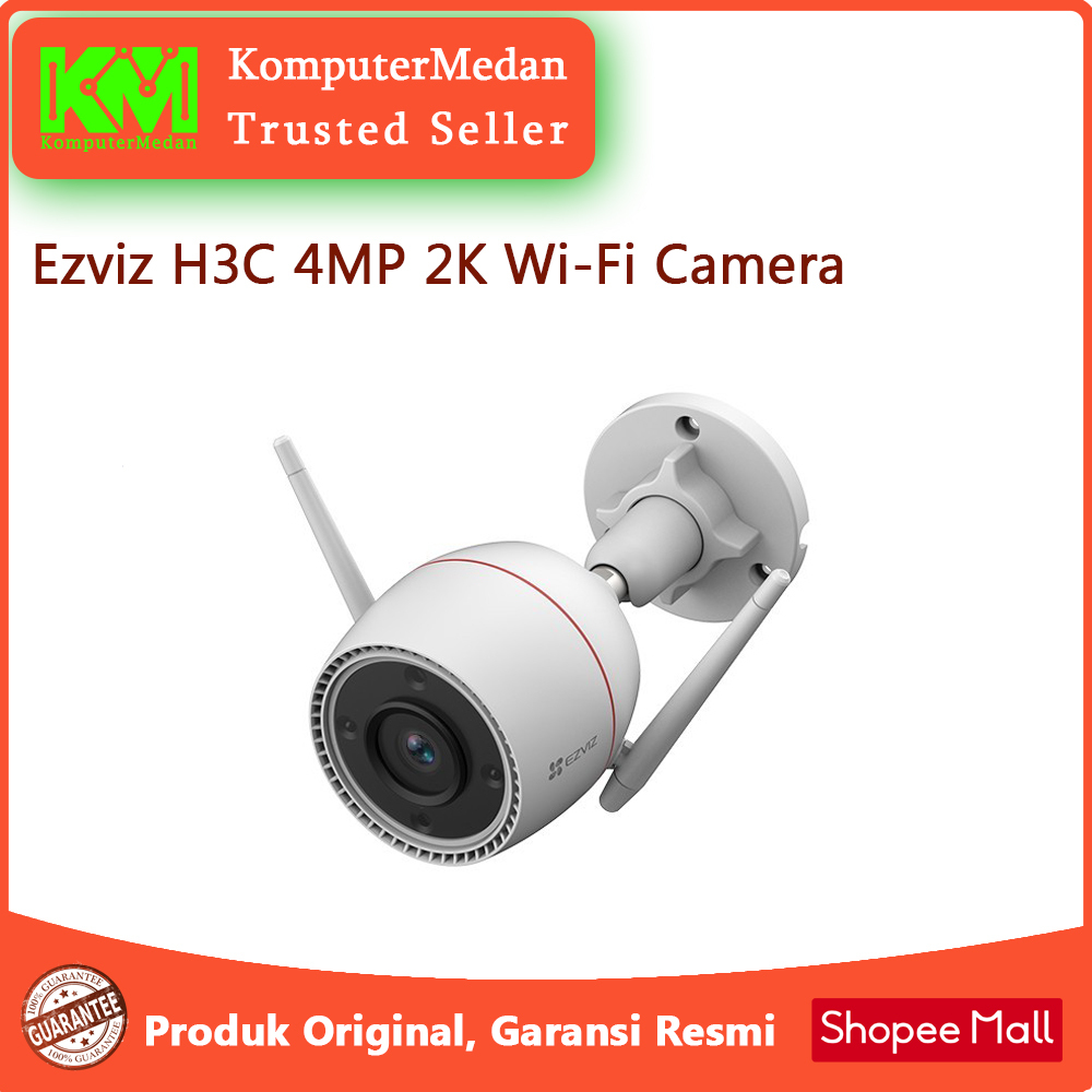 Jual Kamera cctv Ezviz H3C 4MP 2K⁺ Wi-Fi Smart Home Network Camera ...