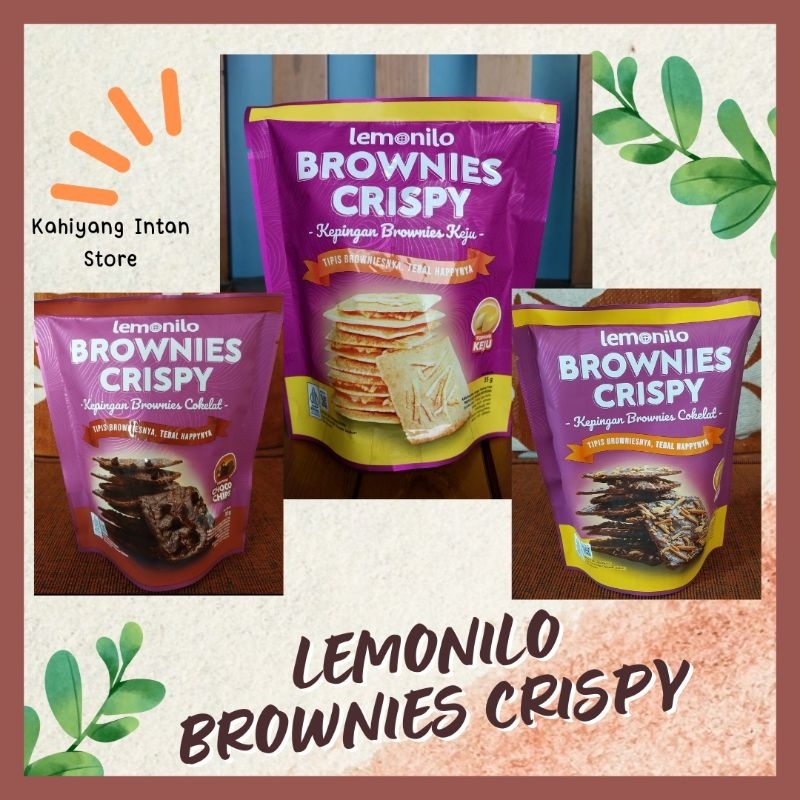 Jual LEMONILO Brownies Crispy Rasa Chocochips Coklat dan Keju 35 gr ...