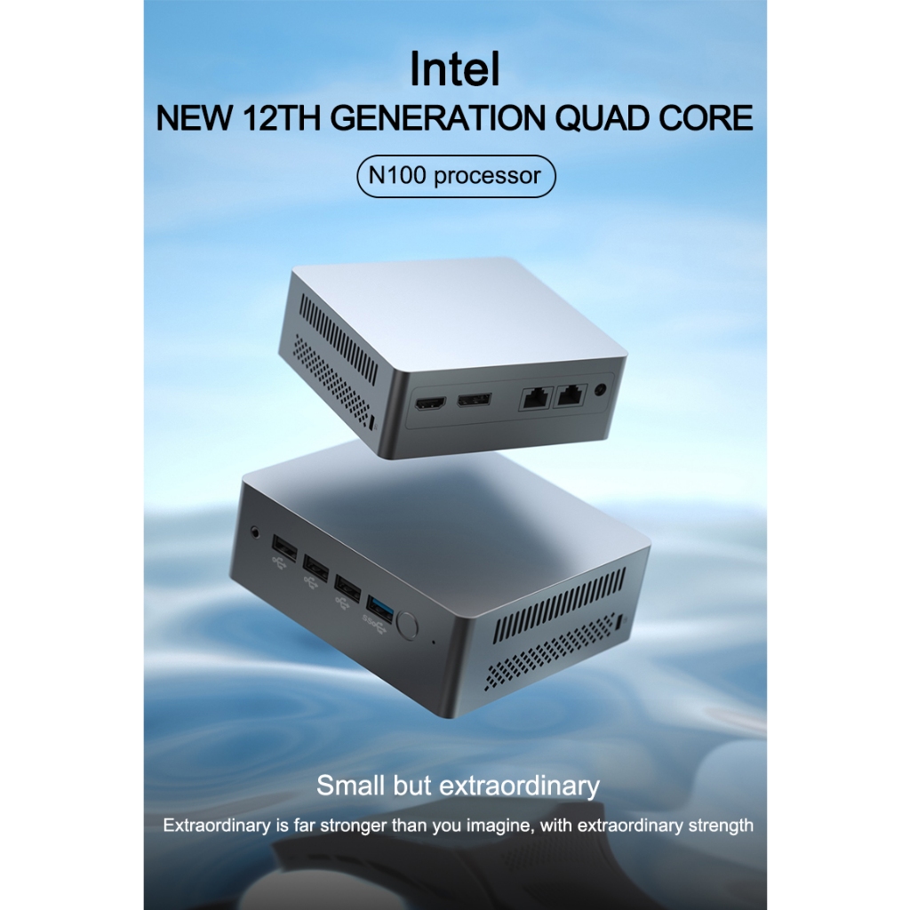 Jual Mini Pc N9n N100 Intel Alderlake Gen12 8gb Lpddr5 512gb Ssd Dual
