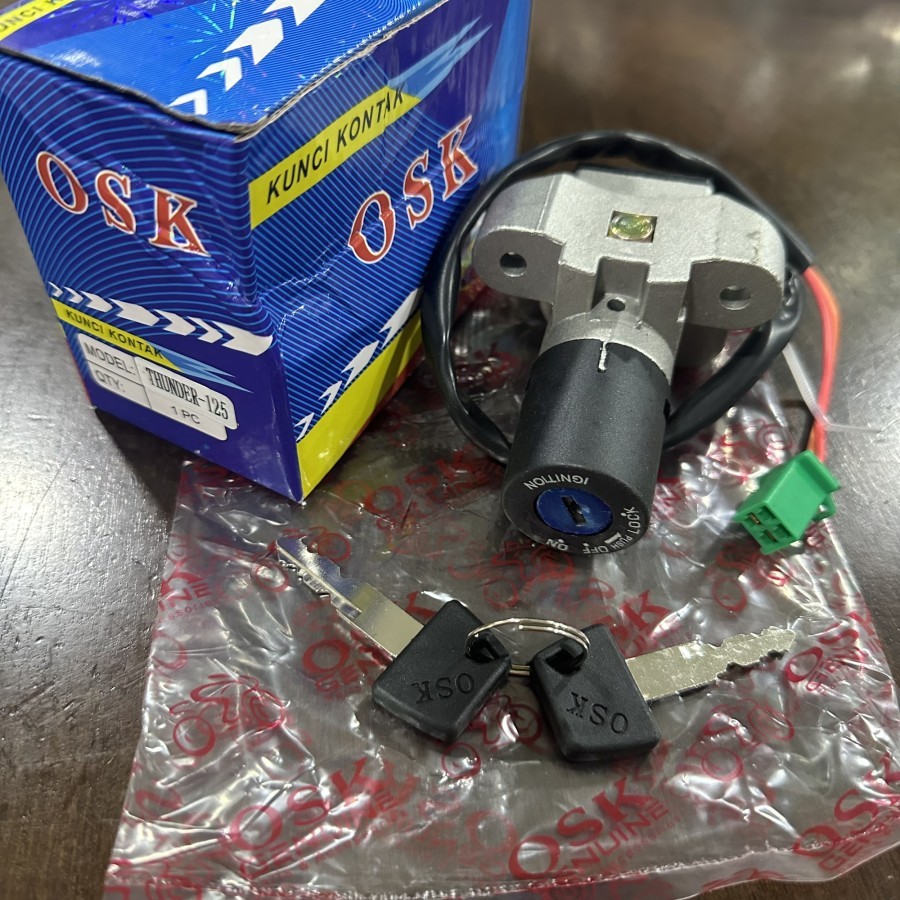 Jual ONLY OSK THUNDER 125 KUNCI KONTAK KEYSET OLD KEY SET LAMA MTOR MOTOR | Shopee Indonesia
