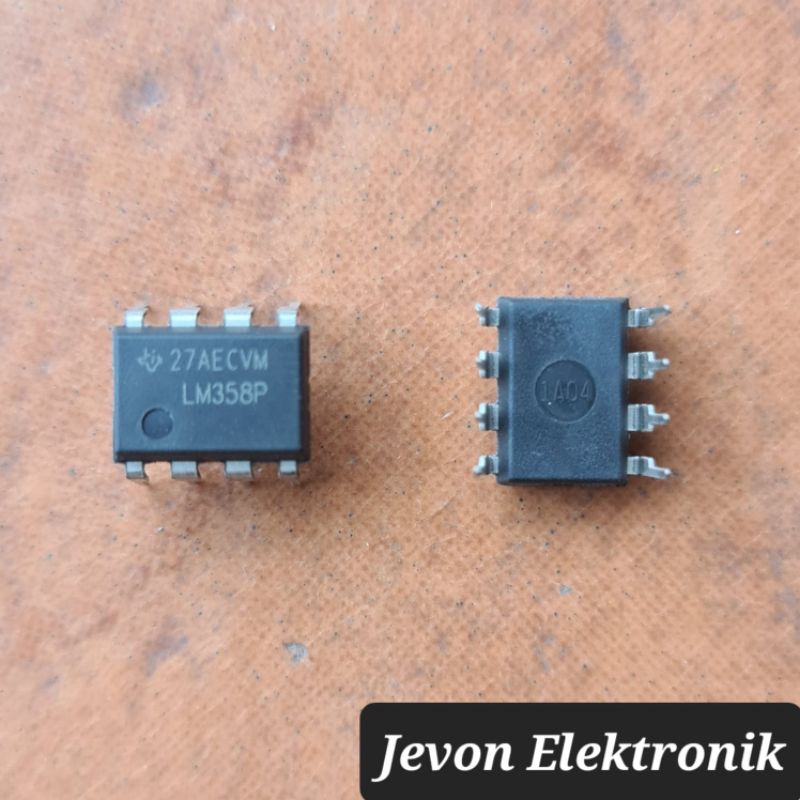 Jual IC Transistor LM 358 DIP8 Texas Instrument LM358 DIP-8 LM358P ...