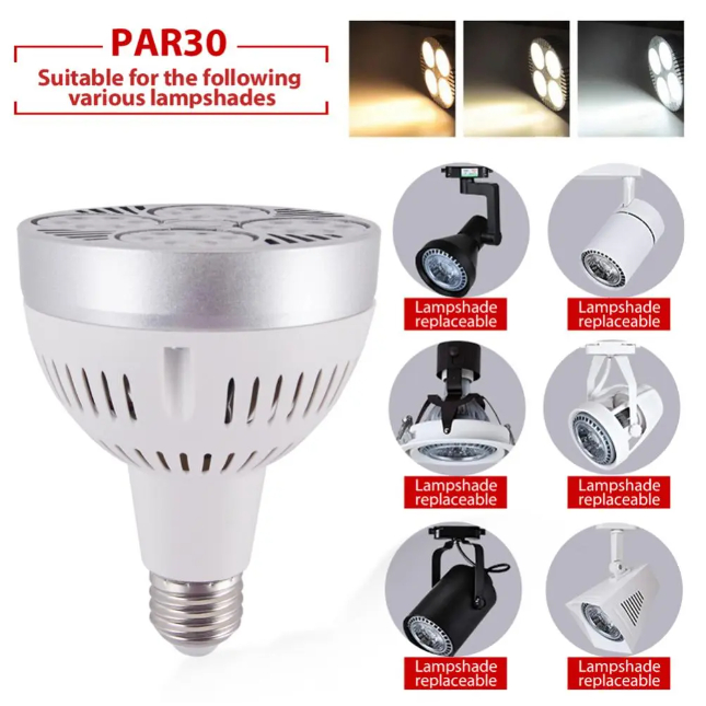 Jual LansungProses- Lampu Spotlight 35W Led Par 30 Sorot 35 W Watt Fitting E27 Ulir Par30 ...