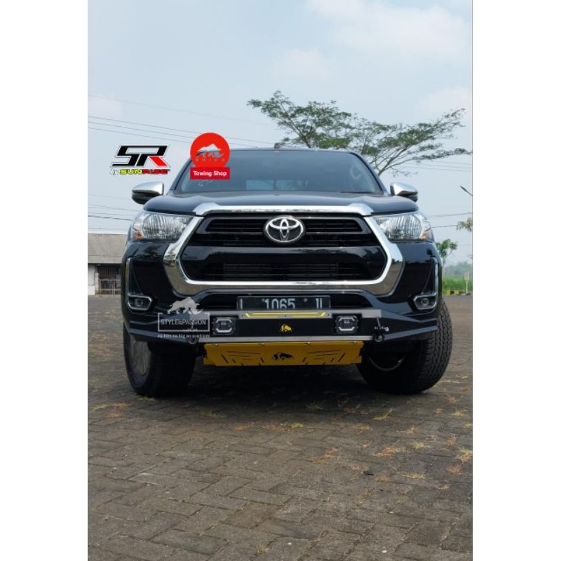 Jual TOWING BULL BAR TOYOTA HILUX RUSH 2023 INNOVA ZENIX FORTUNER 2016 ...