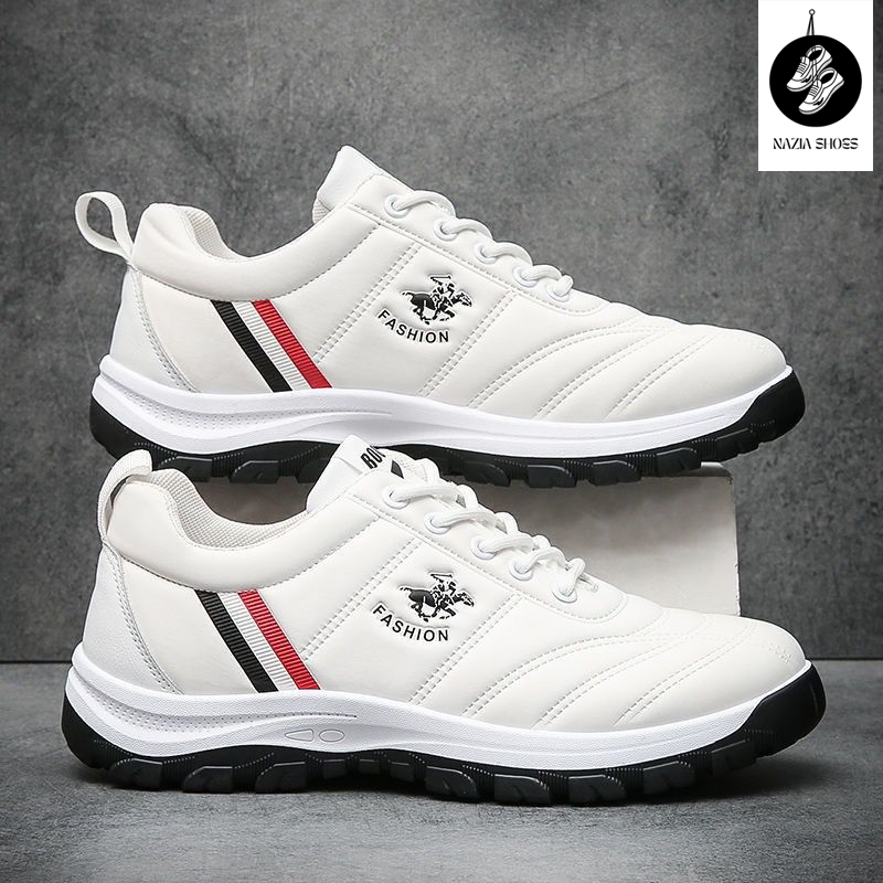 Jual Sepatu Pria Sneakers Casual Putih Original Pvc Outsole Anti Slip Nyaman Digunakan | Shopee ...