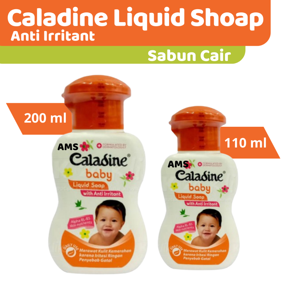 Jual Caladine Baby Liquid Sabun Cair Bayi Botol 110 ml/200 ml | Shopee ...