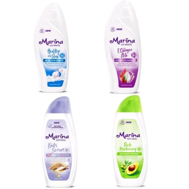 Jual Marina Natural Hand and Body Lotion - 190ml | Shopee Indonesia