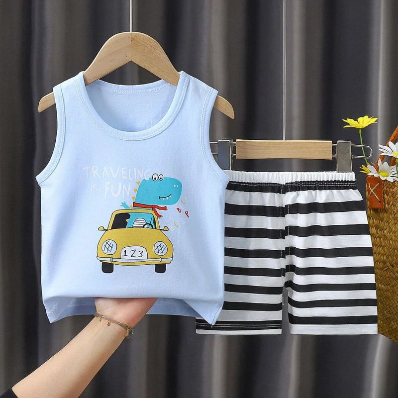 Jual SETELAN SINGLET ANAK ANAK/SETELAN SINGLET ANAK ANAK PREMIUM/SET ...