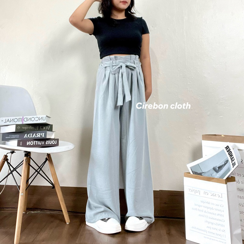 Jual Cirebon Cloth - Dilla Kulot Super Highwaist | Loose Pants Crinkle ... Jual Cirebon Cloth - Dilla Kulot Super Highwaist | Loose Pants Crinkle ...