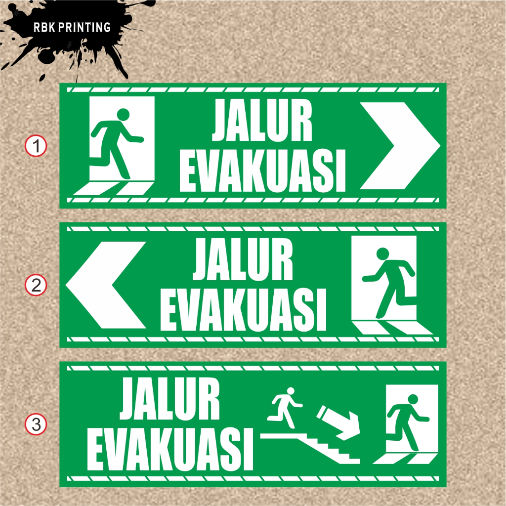 Jual STIKER JALUR EVAKUASI | Shopee Indonesia Jual STIKER JALUR EVAKUASI | Shopee Indonesia