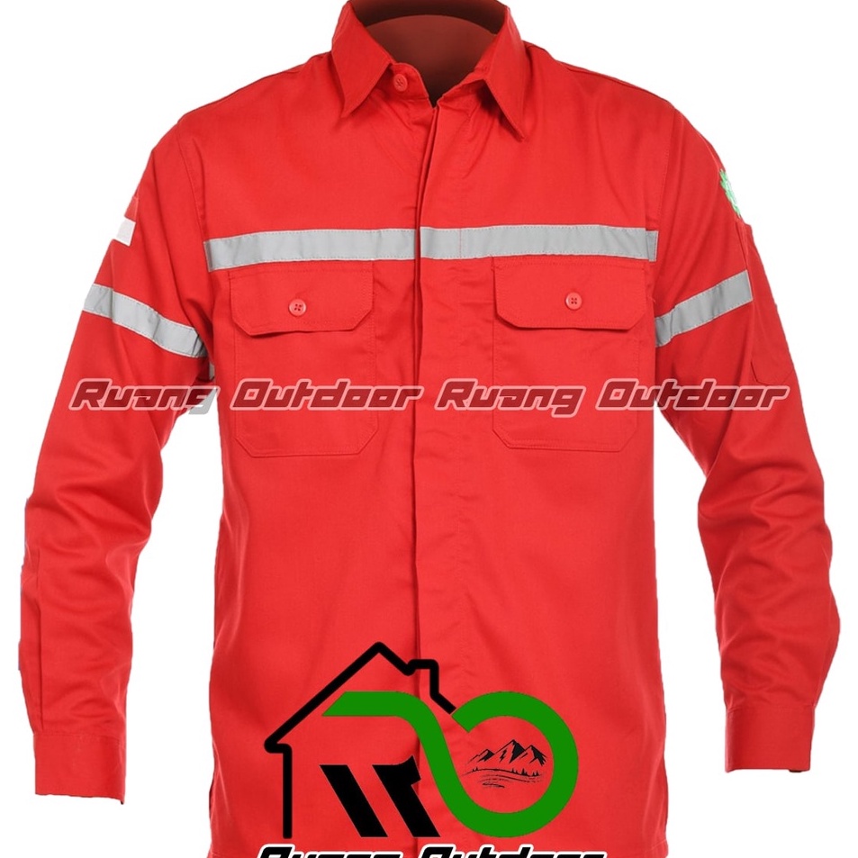 Jual CQYJ7400 XC26619 KEMEJA WEARPACK ATASAN BAJU SAFETY K3 OUTDOOR ...