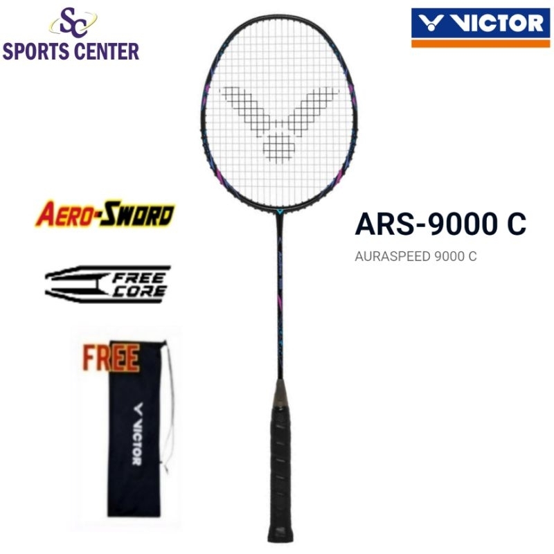 Jual New Raket Badminton Victor Auraspeed 9000 / ARS 9000 / ARS9000 C ...