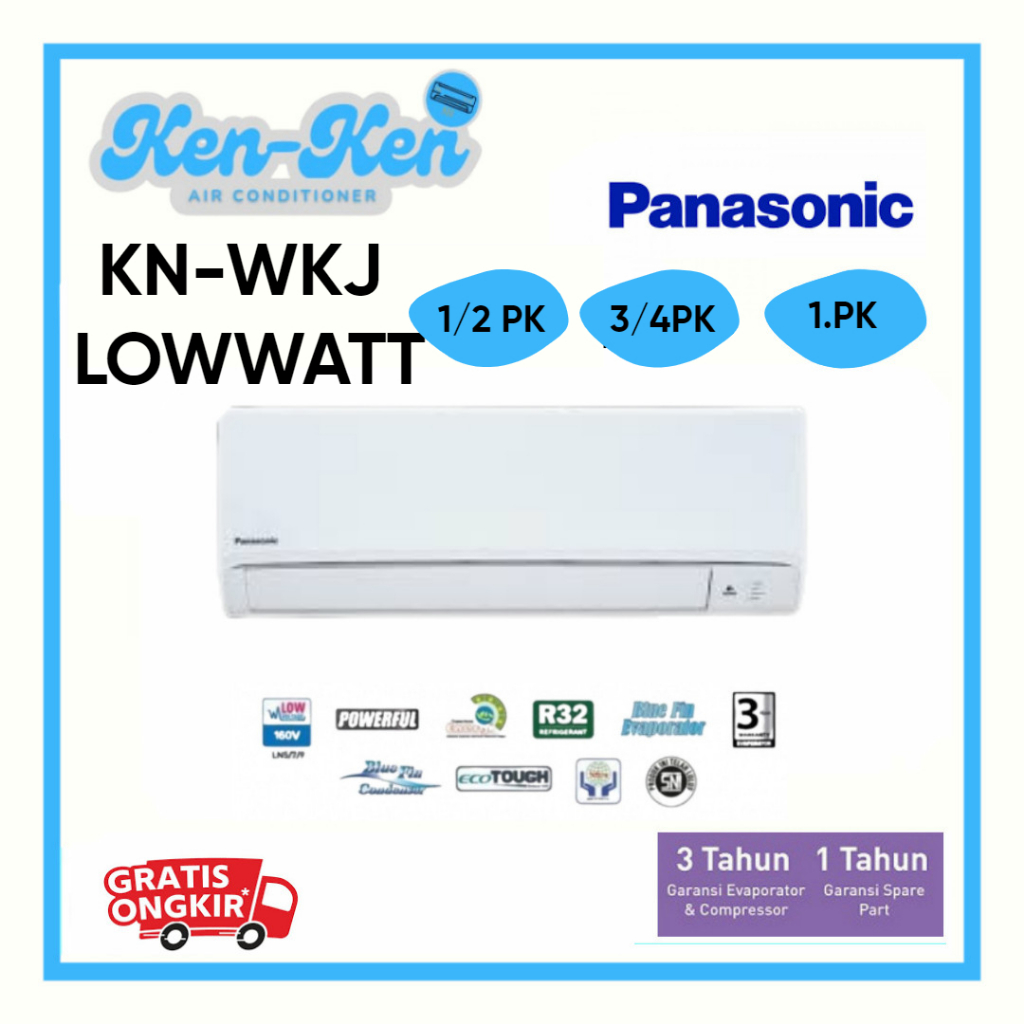 Jual AC 1/2PK-1PK PANASONIC LOW WATT KN SERIES | Shopee Indonesia