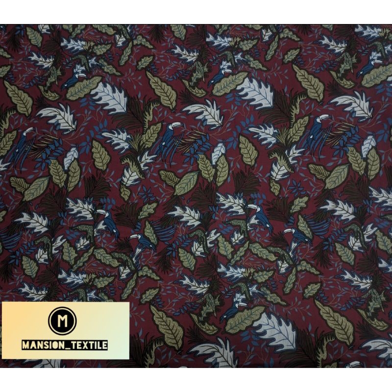 Jual Bahan Kain Katun Poplin Garment Motip Batik | Shopee Indonesia