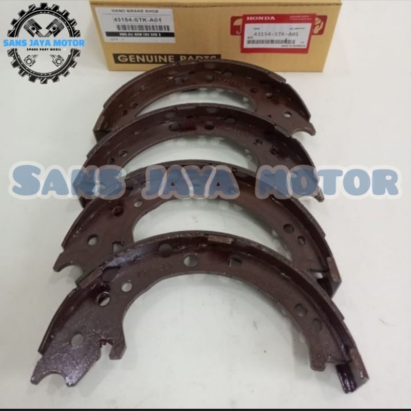 Jual Hand Brake Shoe Kampas Rem Tangan All New CRV Gen 3 Gen 4 Original 1set | Shopee Indonesia
