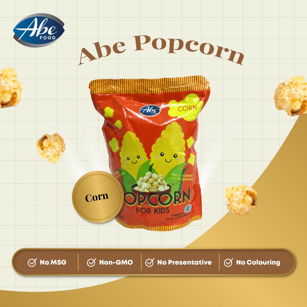 Jual Abe Popcorn Corn 80gr | Shopee Indonesia
