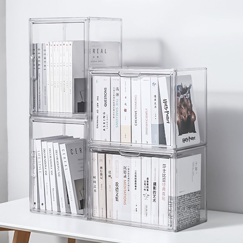 Jual Books Meja Container Box Organiser Acrylic Transparent | Shopee ...