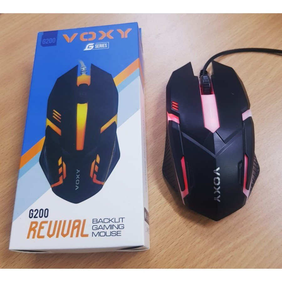 Jual Mouse Gaming USB Voxy G200 RGB KABEL | Shopee Indonesia