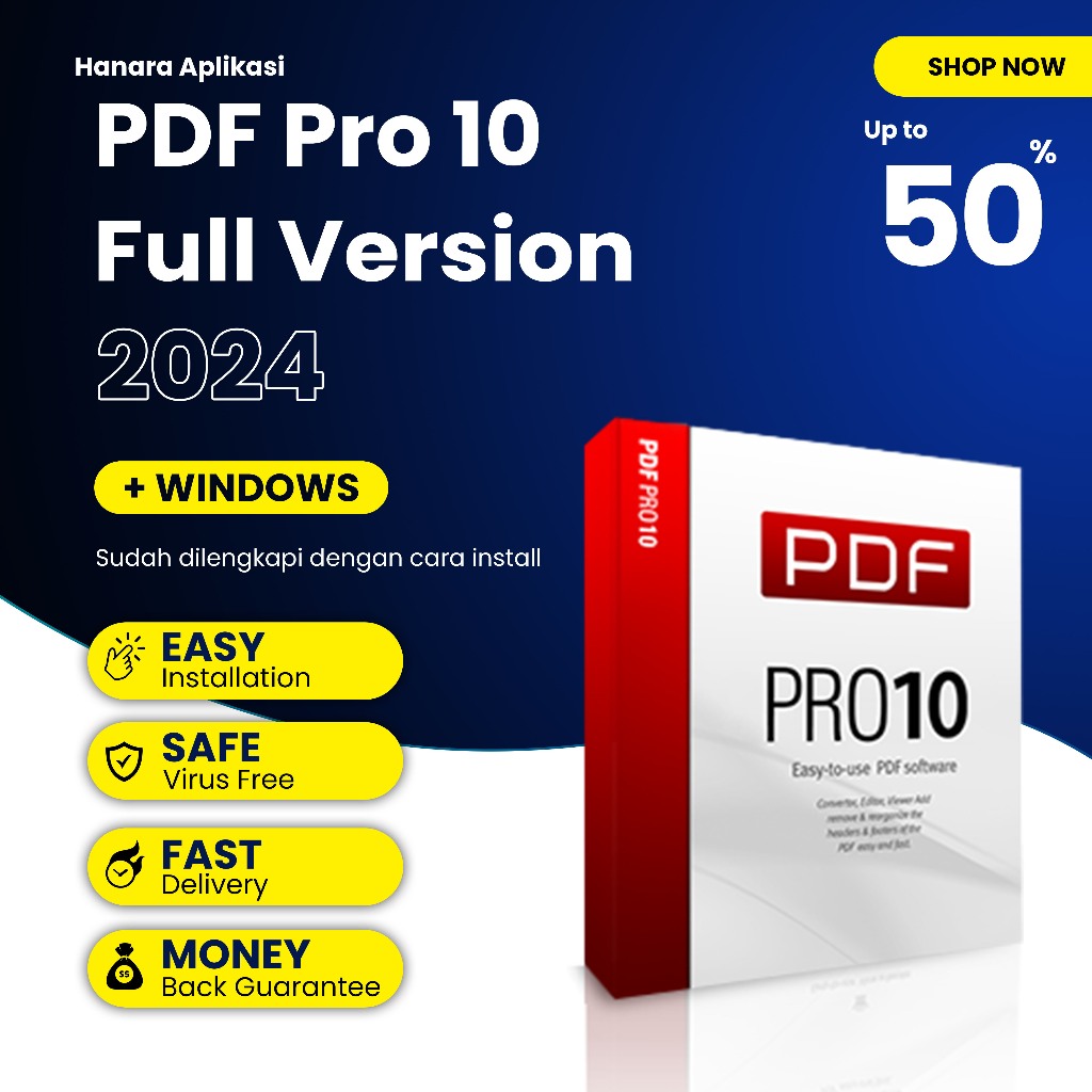 Jual Software Convert / Edit / Export PDF: PDF Pro 10 [WIN] | Shopee ...