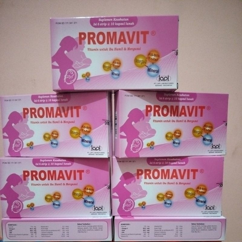 Jual PROMAVIT/ box isi 60 capsul | Shopee Indonesia