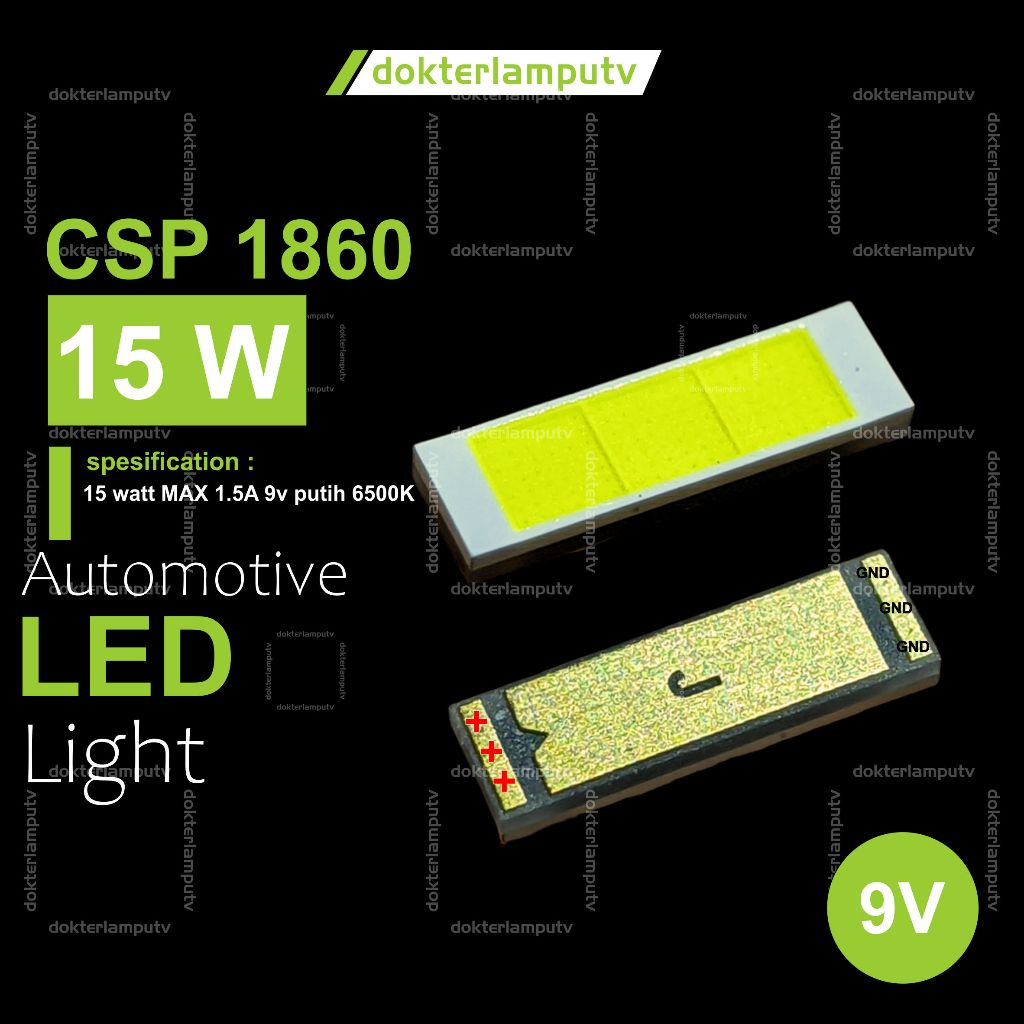 Jual LED CSP DAYMAKER 9V 15W PUTIH 1860 CSPX1 | Shopee Indonesia