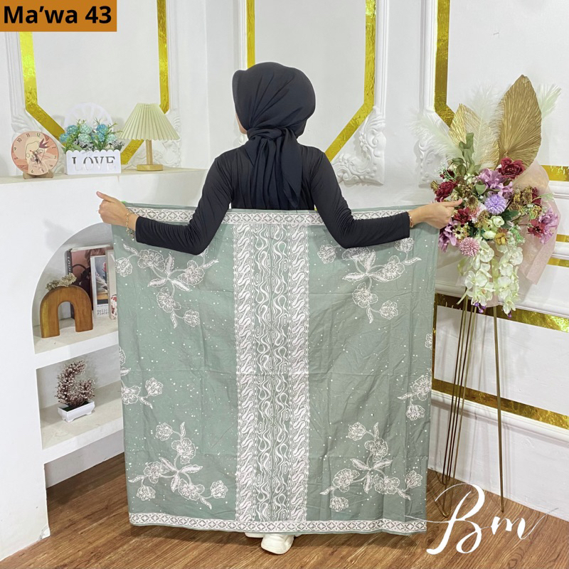 Jual sarung katun santri putri batik mufida aqil aroja inara banyu ...