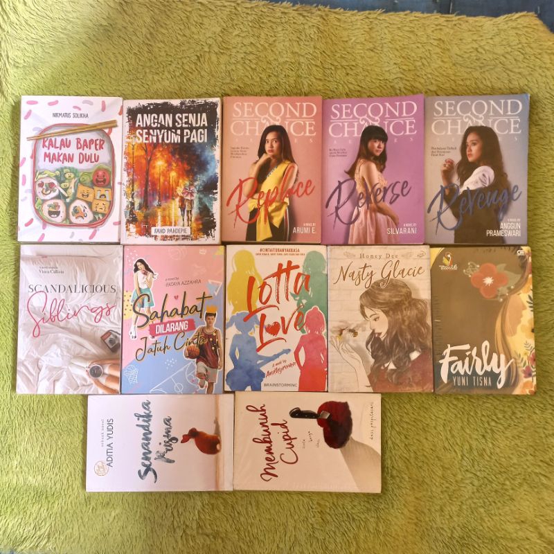 Jual ORIGINAL BUKU NOVEL REMAJA KALAU BAPER MAKAN DULU ANGAN SENJA ...