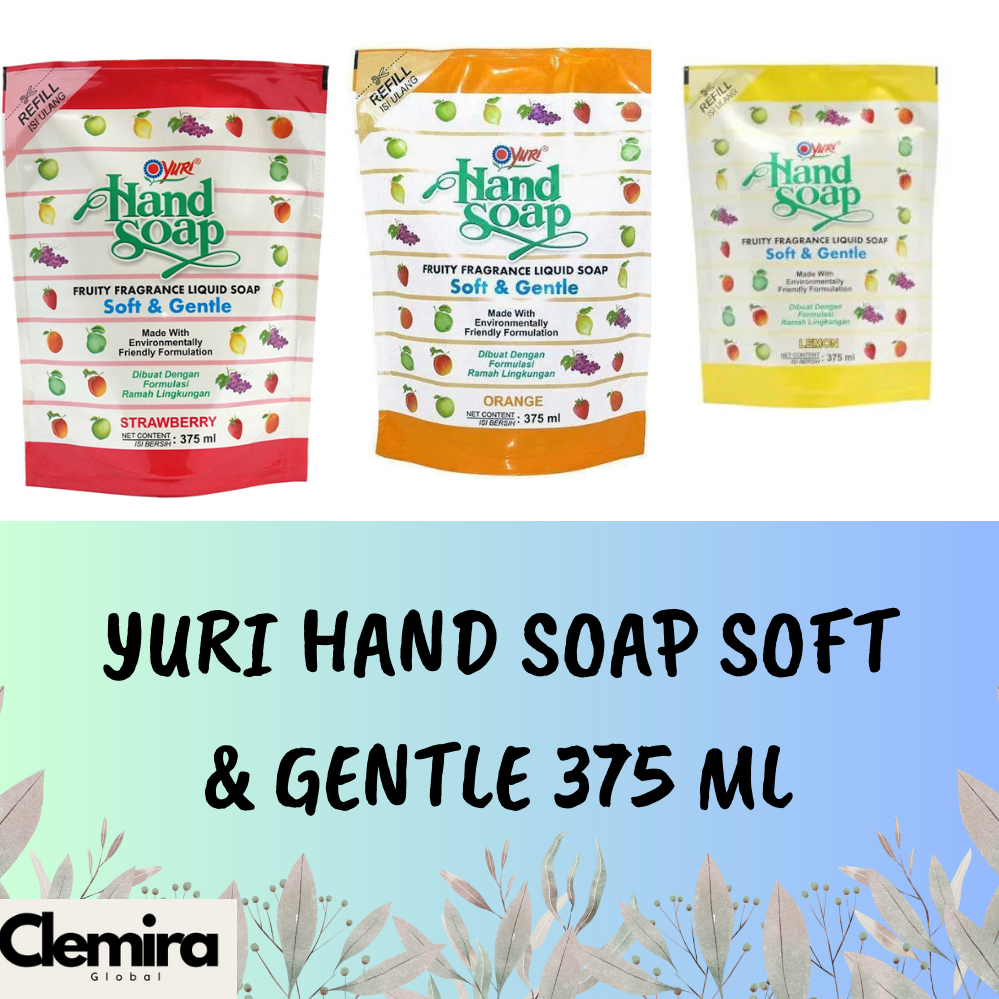 Jual YURI HAND WASH PEMBERSIH CUCI TANGAN REFILL 375 ML | Shopee Indonesia