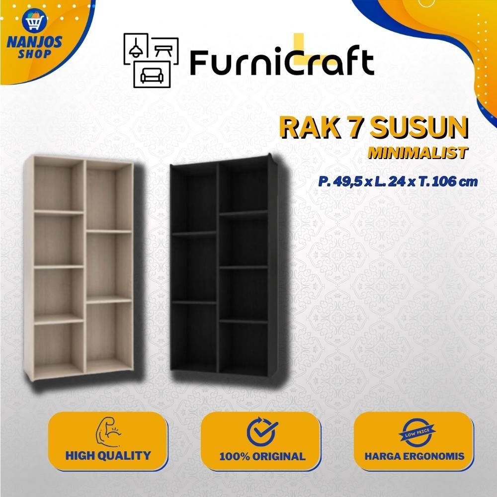 Jual Rak Buku Laci Kayu Kuat Minimalis Lemari Serbaguna Multifungsi 7 ...