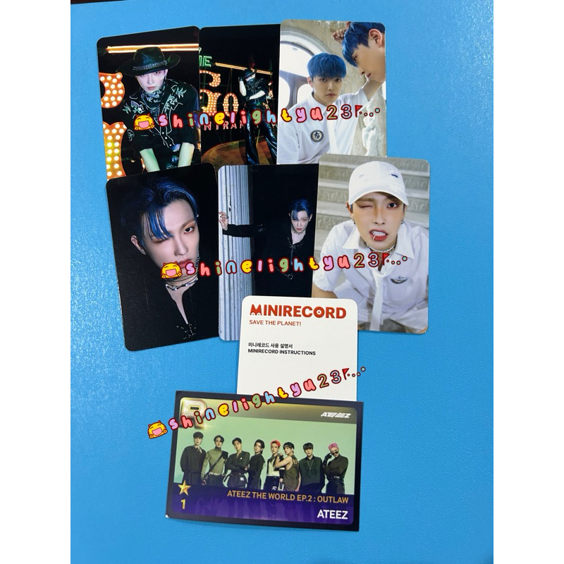 Jual Official Photocard ATEEZ The World Ep. 2 Outlaw Platform Album ...