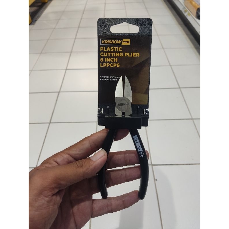 Jual Krisbow Pro tang potong plastik 6 inch/plastic cutting plier ...