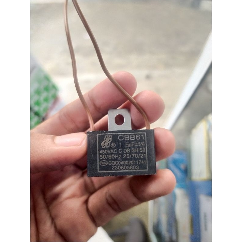 Jual kapasitor kipas angin 1,5uf/1,2uf/1,8uf/2uf/2,5uf (merk sesuai stock) | Shopee Indonesia
