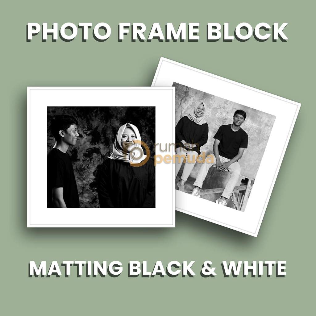 Jual Paket Cetak 25x25 cm Laminasi Frame Foto Blok / Photo Block Satuan ...