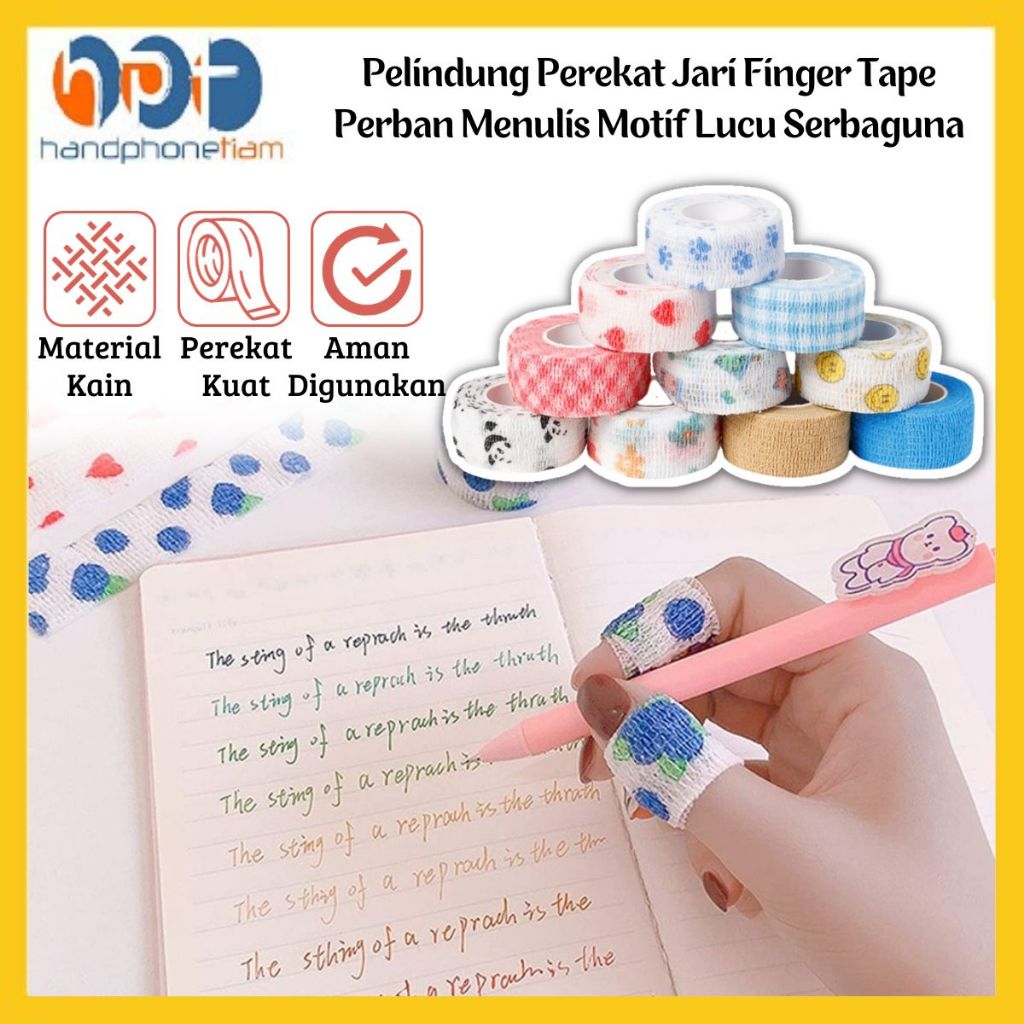 Jual Pelindung Perekat Jari Finger Tape Protector Motif Lucu /Perban ...