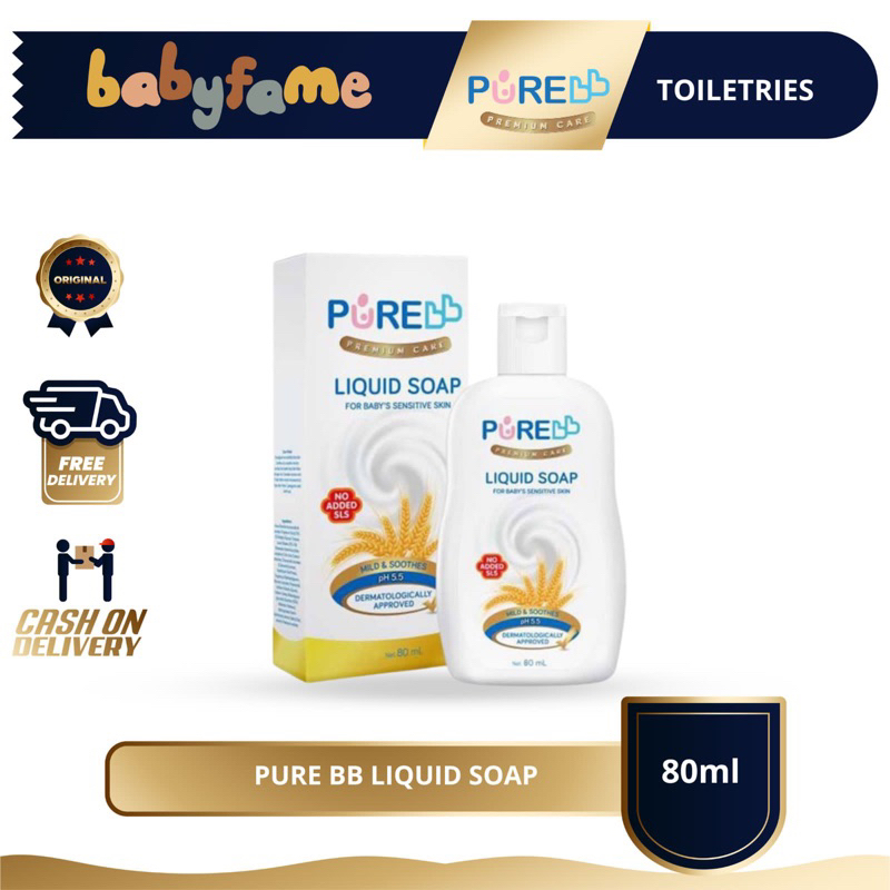 Jual PURE BABY LIQUID SOAP | 80ML | BODYCARE | SABUN MANDI ANAK ...