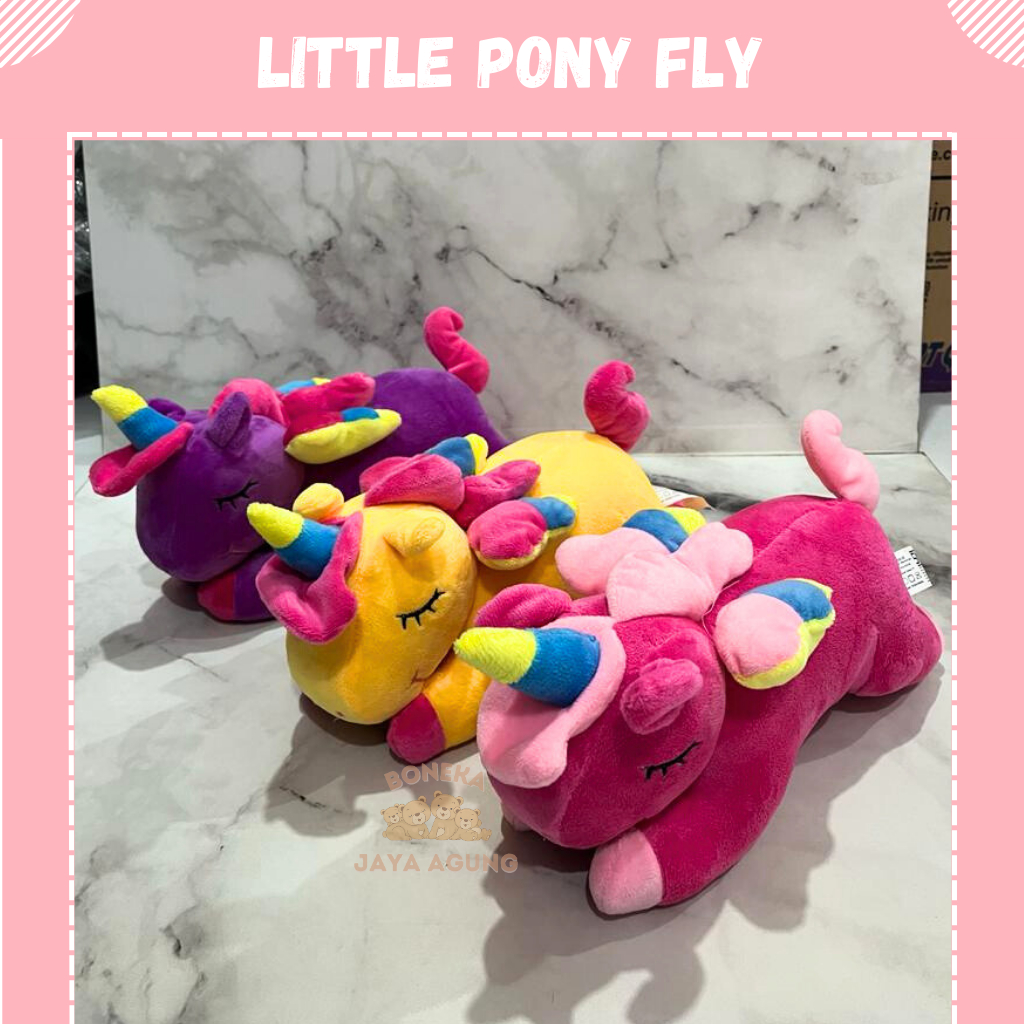 Jual Boneka Kuda Poni Fly 30 CM Beneka Little Pony Lucu Premium ...