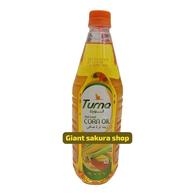 Jual Turna Corn Oil, Turna Minyak Jagung Murni (Pure Refined Corn Oil ...