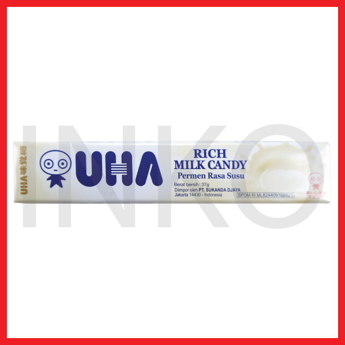 Jual UHA CANDY STICK RICH MILK 37GR | Shopee Indonesia