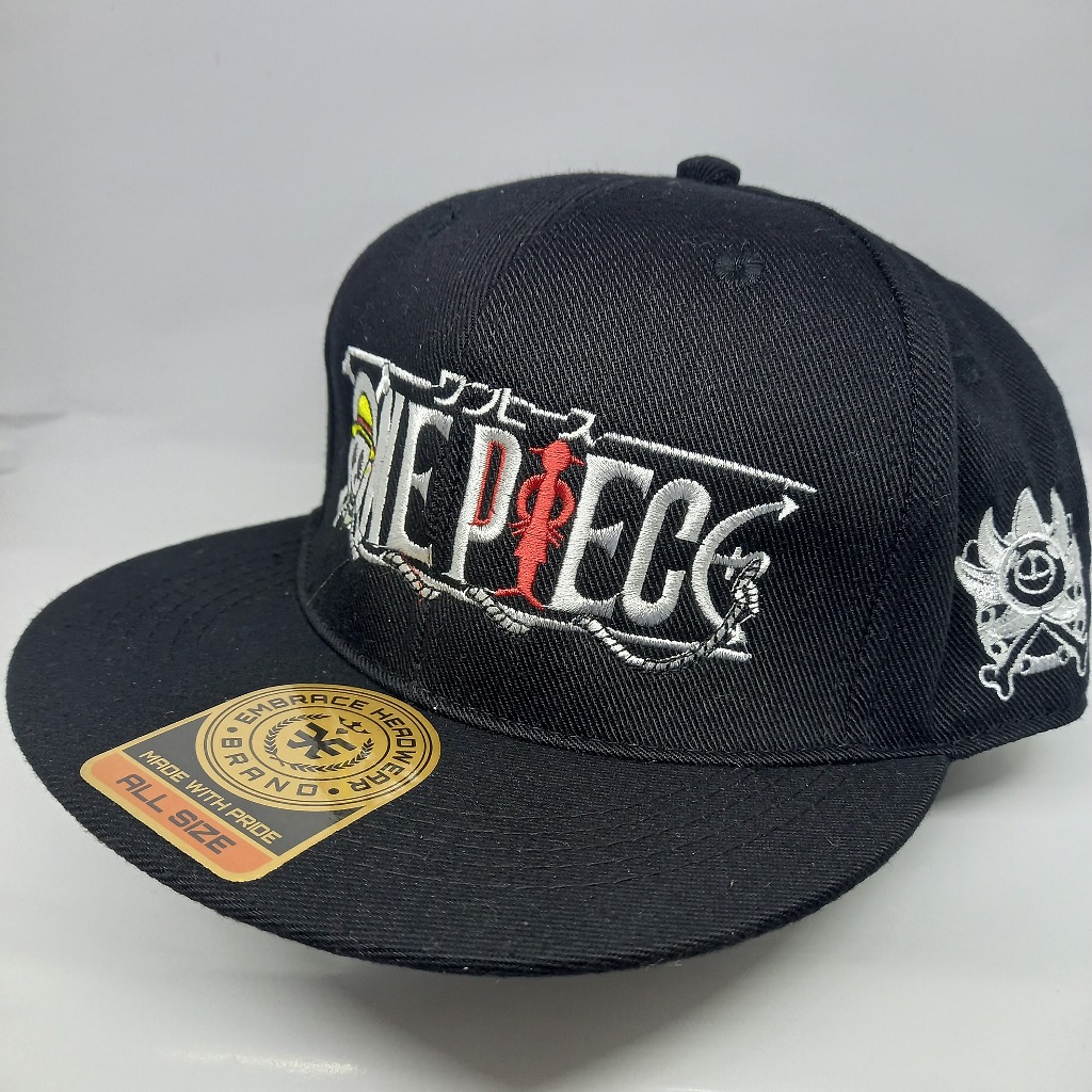 Jual TOPI SNAPBACK ONE PIECE / TOPI ONE PIECE / TOPI ANIME LUFFY / TOPI ...