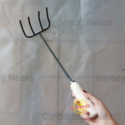 Jual Garukan Kecil / Cangkrang Kecil / Garpu Kecil Gagang Kayu | Shopee ...