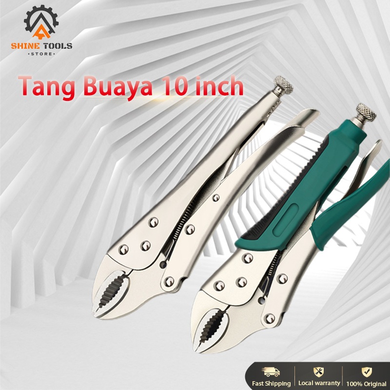 Jual TANG BUAYA GAGANG KARET 10" OVAL / RATA LOCKING PLIER 10" TANG ...