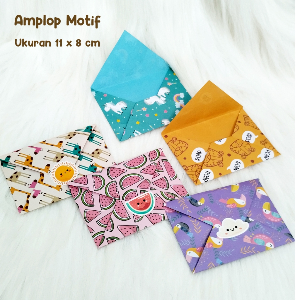 Jual Amplop mini motif / mini envelope / angpao mini / amplop lucu ...